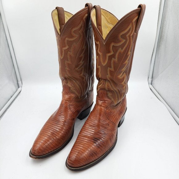 Justin Boots | Shoes | Justin 833 Mens Exotic Western Boot Size 9d ...